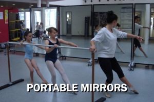 High Quality Portable Mirrors - Ideal for Gyms and Dance Studios